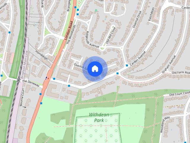 Overhill Gardens, Patcham, Brighton, BN1