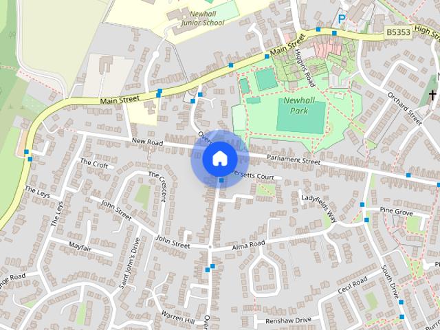 Oversetts Road, Newhall, Swadlincote
