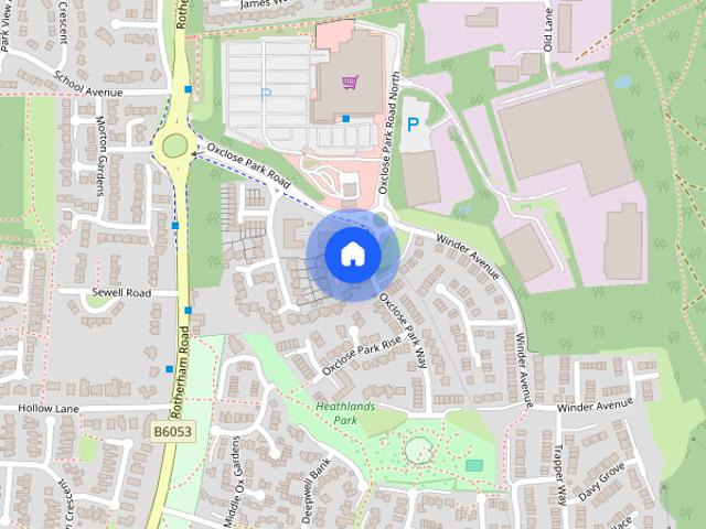 Oxclose Park Gardens, Halfway, Sheffield, S20