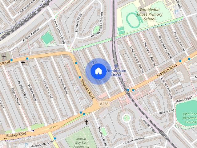 Oxford Avenue, Wimbledon, London, SW20