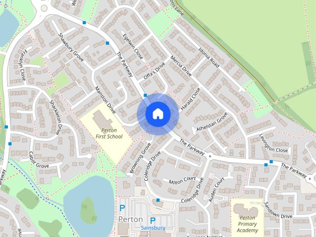 Oxford Drive, Perton, Wolverhampton, Staffordshire, WV6
