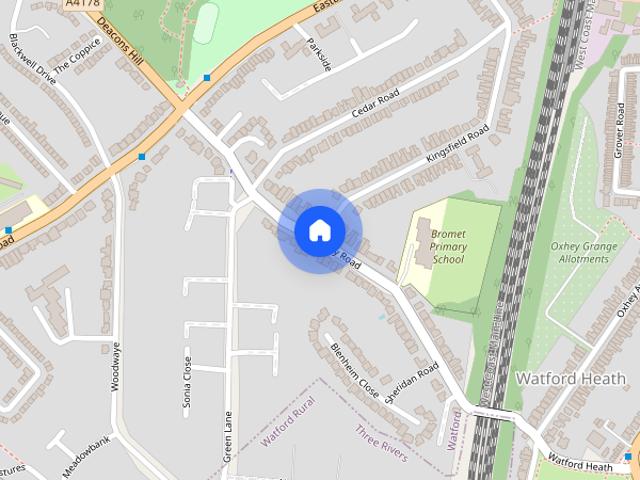 OXHEY, Kingsfield Road