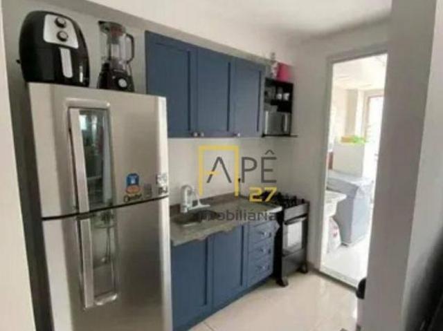 Panamby apartamento de 50m 2 dormitórios Pronto para morar Mobiliado