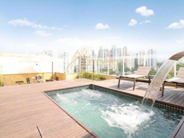 Panamby, vila amalfi cobertura 292 m2 com 3 quartos/ suítes, 3 vagas, decorada com qualidade