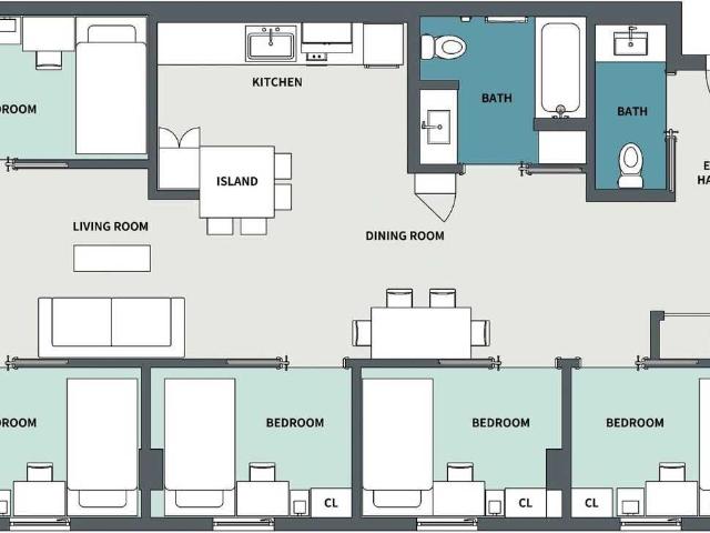 Panoramic Northside 4 Bedroom Apartment for Rent at 1752 Shattuck Ave, Berkeley, CA 94709