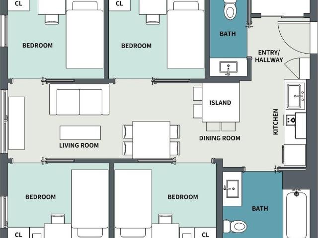 Panoramic Northside 5 Bedroom Apartment for Rent at 1752 Shattuck Ave, Berkeley, CA 94709
