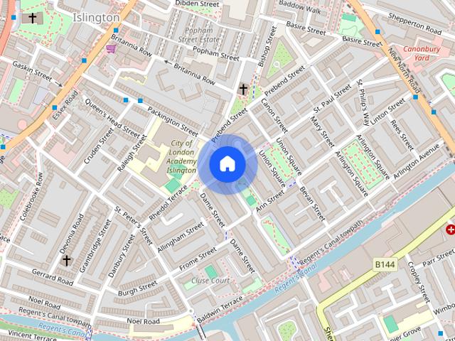 Packington Square, London