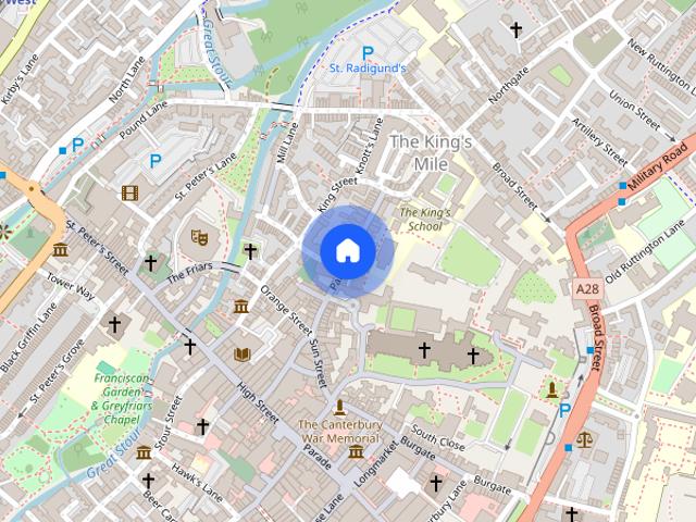 Palace Street, Canterbury, Kent, CT1