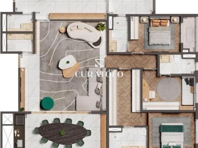 Palazzo Mooca by Living Seu novo lar na Mooca: Apartamento na planta de 134 m² com 3 Suítes, varan