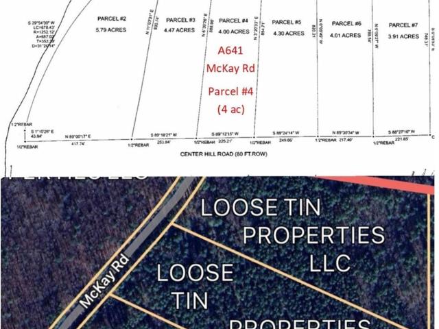 Parcel #4 center hill road # 4 acres