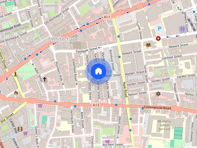 Parfett Street, Aldgate East, E1