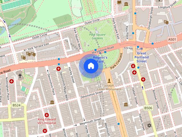 Park Crescent, Marylebone, London, W1B