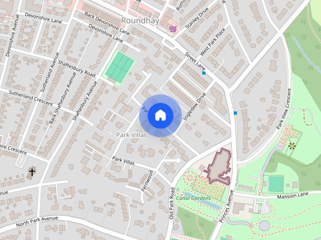 Park Crescent, Leeds, West Yorkshire, UK, LS8