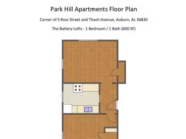 Park Hill Park Hill 1 Bedroom 1 Bath: Battery Loft