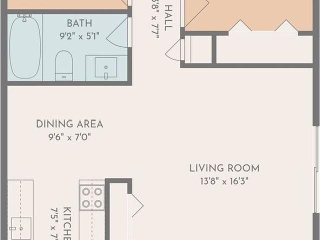 Park Place Apartments GL62, LLC 2 Bedroom Apartment for Rent at 400 E River St, Grand Ledge, MI 48837