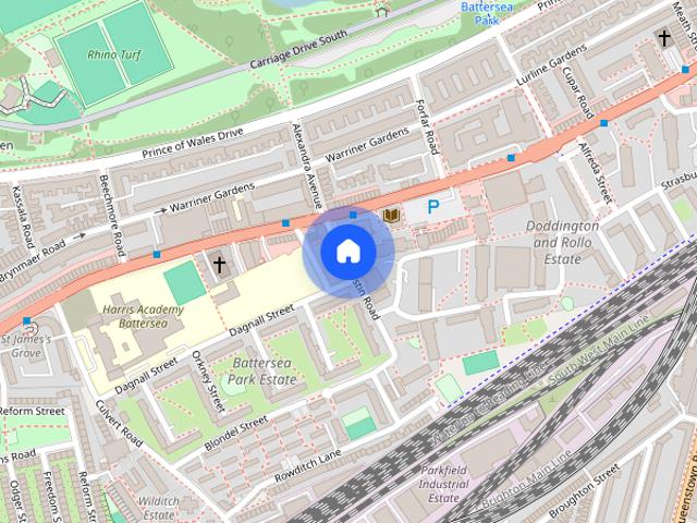 Park South, SW11, Battersea, London, SW11