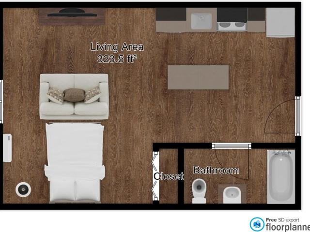 Park West apartments Studio Apartment for Rent at 1305 1st St W, Thief River Falls, MN 56701