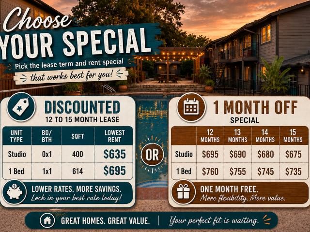 Parker Heights 2 Bedroom Apartment for Rent at 1302 Parker Ln, Austin, TX 78741 Riverside