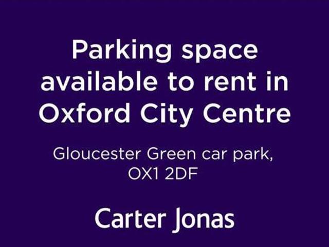 Parking For Rent In Gloucester Green, Oxford