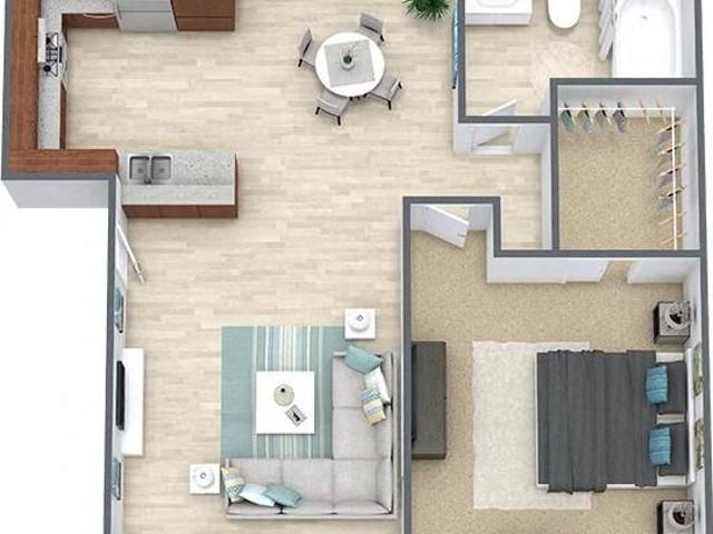 Parkway Club 1 Bedroom Apartment for Rent at 1237 Graves Ave, Bostonia, CA 92021 Bostonia
