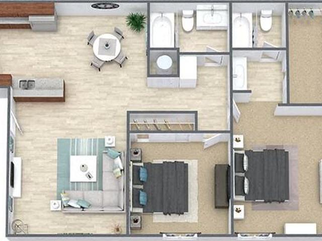 Parkway Club 2 Bedroom Apartment for Rent at 1237 Graves Ave, Bostonia, CA 92021 Bostonia