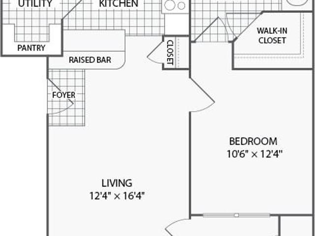 Parkways on Prairie Creek 1 Bedroom Apartment for Rent at 2530 Sara Jane Pkwy, Grand Prairie, TX 75052