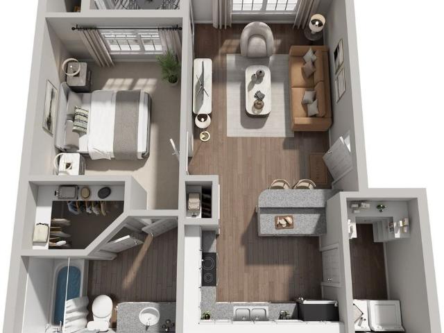 Parkways on Prairie Creek 1 Bedroom Apartment for Rent at 2530 Sara Jane Pkwy, Grand Prairie, TX 75052