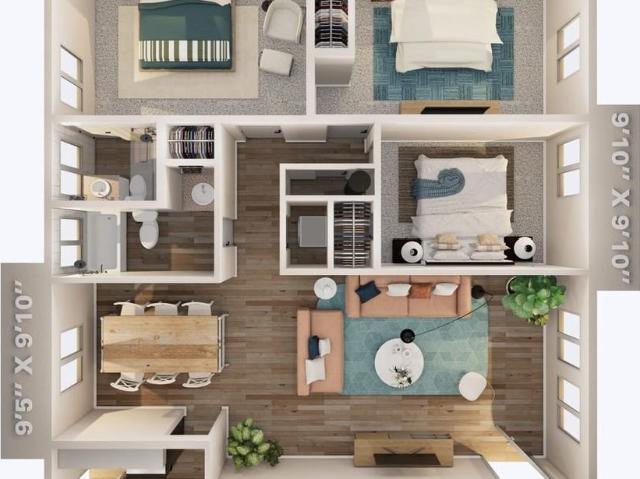 Parkview Apartments & Townhomes 1 Bedroom Apartment for Rent at 1700 Valley Park Ct, Augusta, GA 30909 Forest Hills