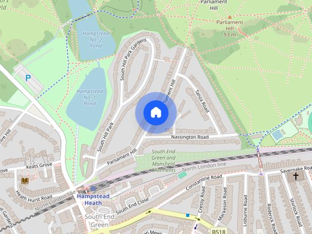 Parliament Hill, Hampstead, London, NW3
