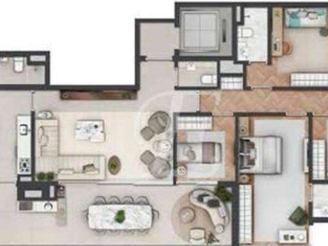 Parque Global: Apartamento, venda, 186m², 3 Suítes, 3 Vagas. Torre Regent