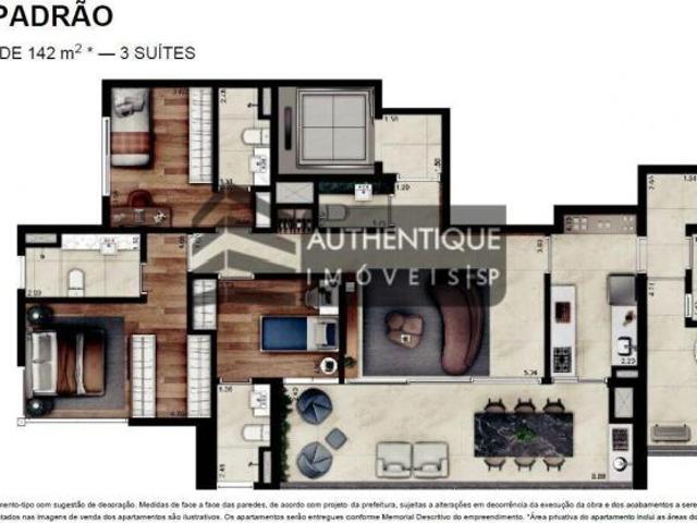 Parque Global Real Parque Apartamento à venda no bairro Real Parque São Paulo/SP, Zona Sul