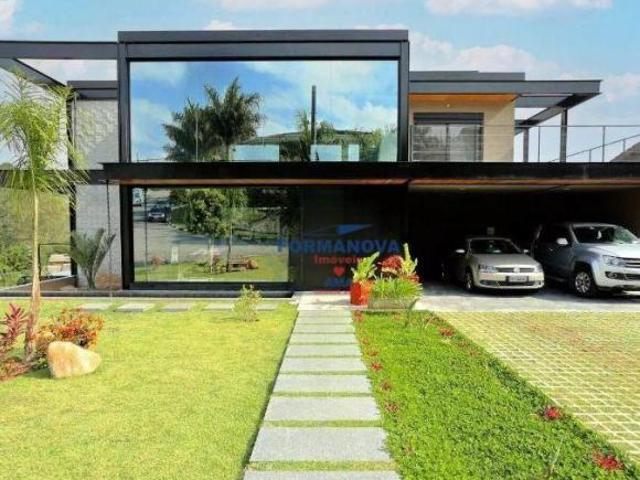 Parque das Artes Casa com 4 suítes à venda, 495 m² por R$ 3.200.000 Granja Viana