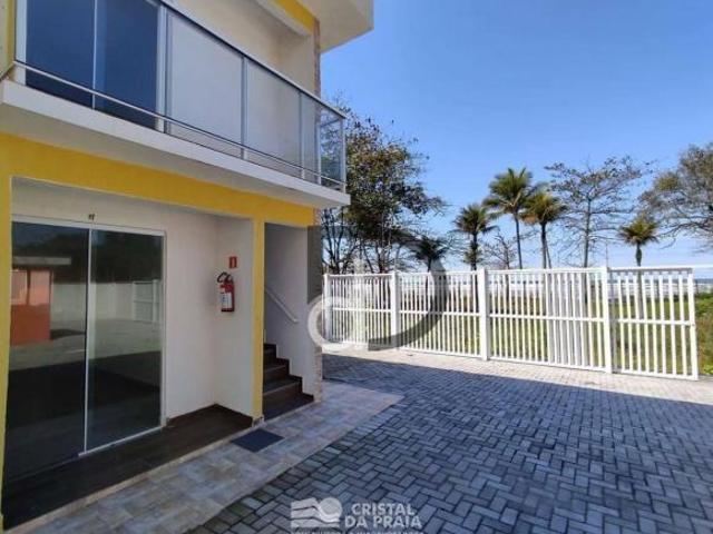 PÉ NA AREIA Apartamento com 2 dormitórios à venda, 63 m² por R$ 510.000 Vista Linda Bertioga/S