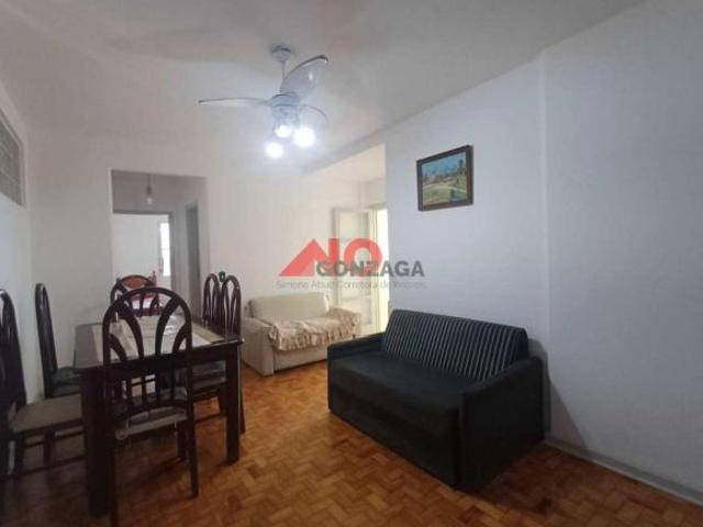 Pé na areia em Santos! Apartamento amplo com sacada vista mar
