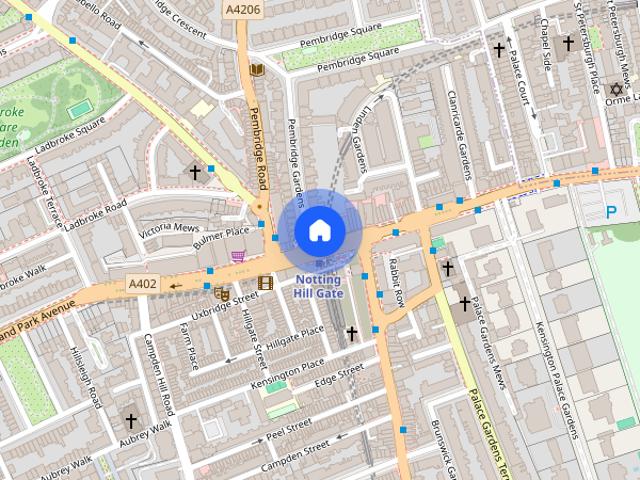 Pembridge Gardens, Notting Hill Gate, London, W2