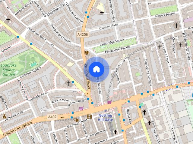 Pembridge Gardens, Notting Hill, London, W2
