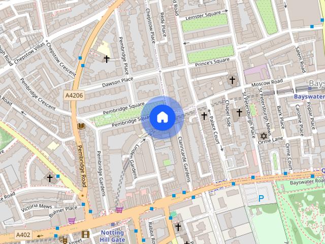 Pembridge Square, Notting Hill, London, W2