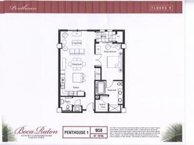 Penthouse 1 on the strip Boca Raton price drop