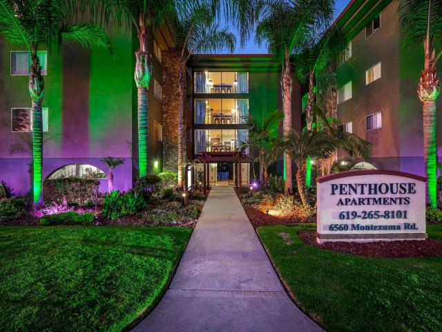Penthouse Apartments | Spacious 1 & 2 Bedroom Apartments Near SDSU 2 Bedroom Apartment for Rent at 6560 Montezuma Rd, San Diego, CA 92115 College East