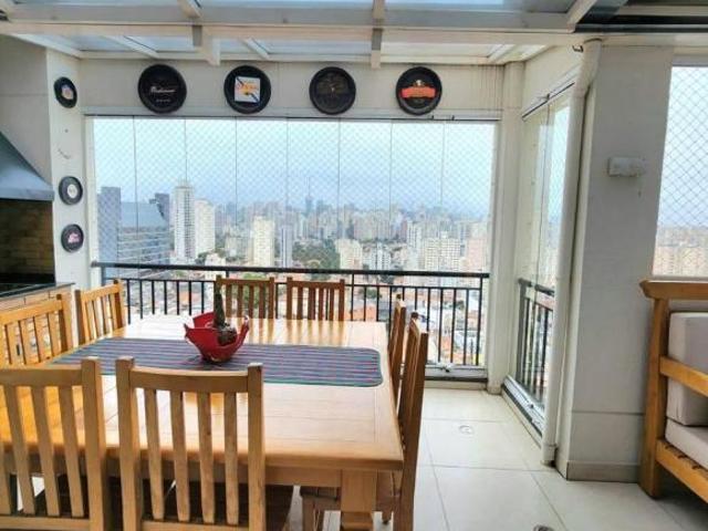 Penthouse de Luxo à Venda em Cambuci, São Paulo SP: 3 Quartos, 1 Suíte, 2 Salas, 4 Banheiros, 3 Vaga