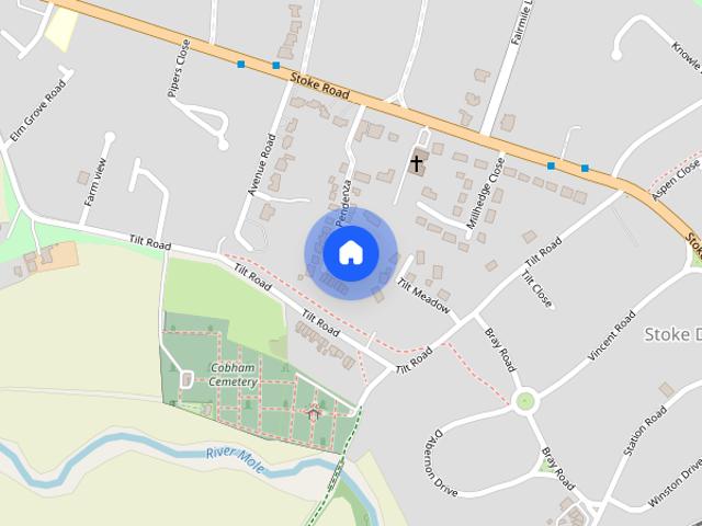 Pendenza, Cobham, KT11