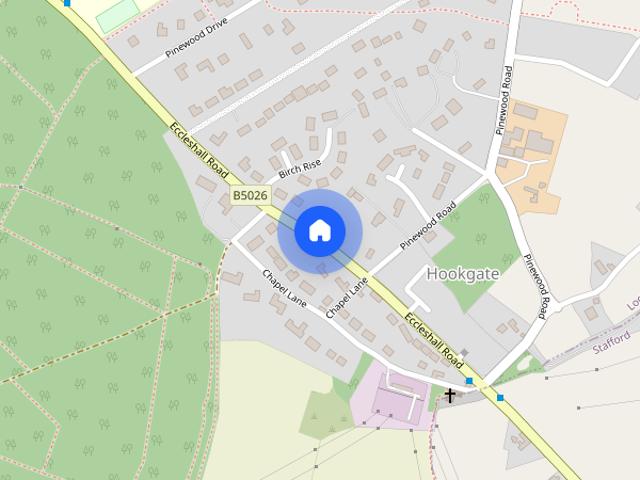 Pennyside Square, Hookgate, Loggerheads