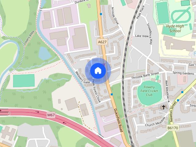 Peak Forest Close, Hyde, Greater Manchester, SK14