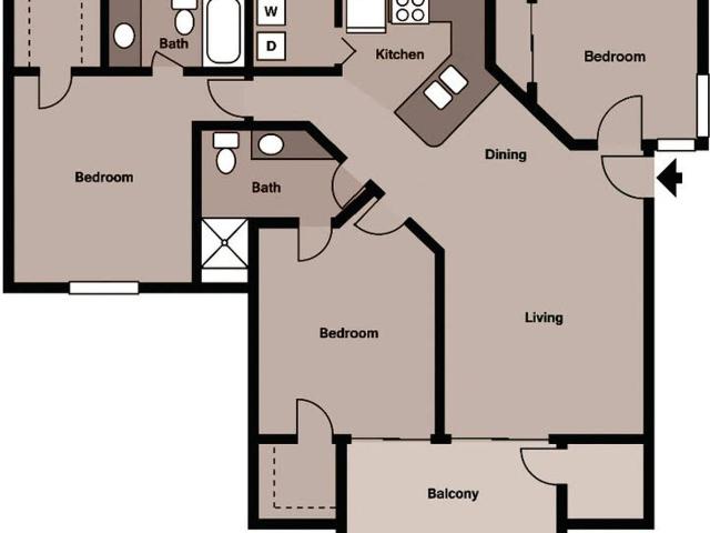Pebble Creek at Lake Mary 2 Bedroom Apartment for Rent at 780 Creekwater Ter, Lake Mary, FL 32746
