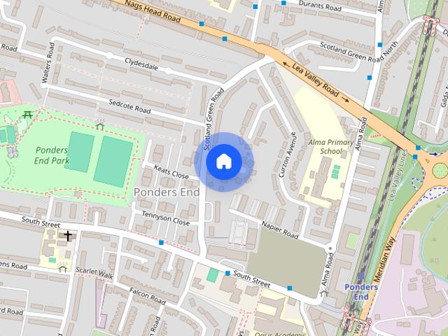 Percy Gardens, Enfield, Middlesex, EN3