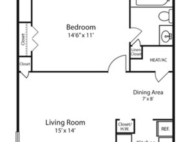 Perfect Midtown Location 2 Bedroom Apartment for Rent at 2780 Madison Ave, Memphis, TN 38111