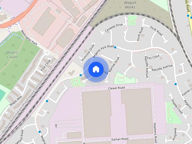 Pershore Drive, Branston, Burton on Trent, Staffordshire, DE14