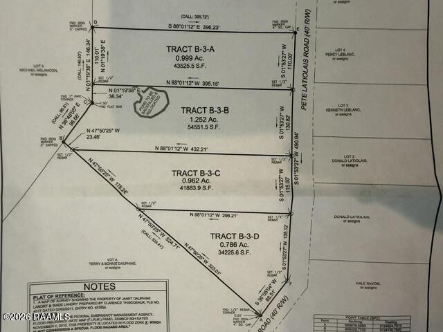Pete Latiolais Rd Lot B3, Breaux Bridge, LA 70517