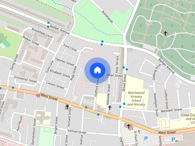 Peter Place, Crewe, CW1