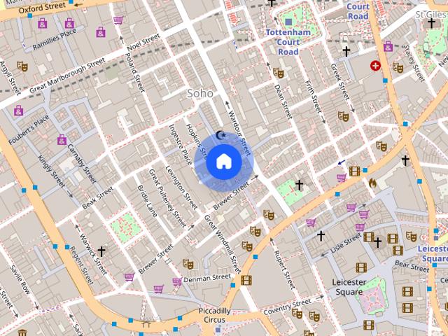 Peter Street, Soho, London, W1F